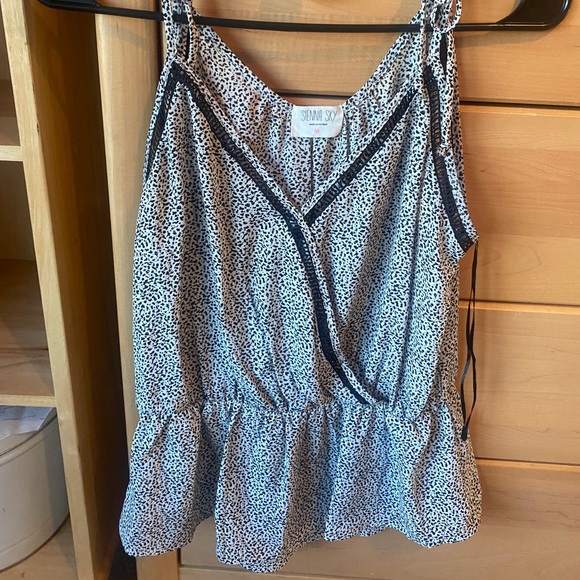 Sienna Sky | Tops | Sienna Sky Polka Dot Tank | Poshmark